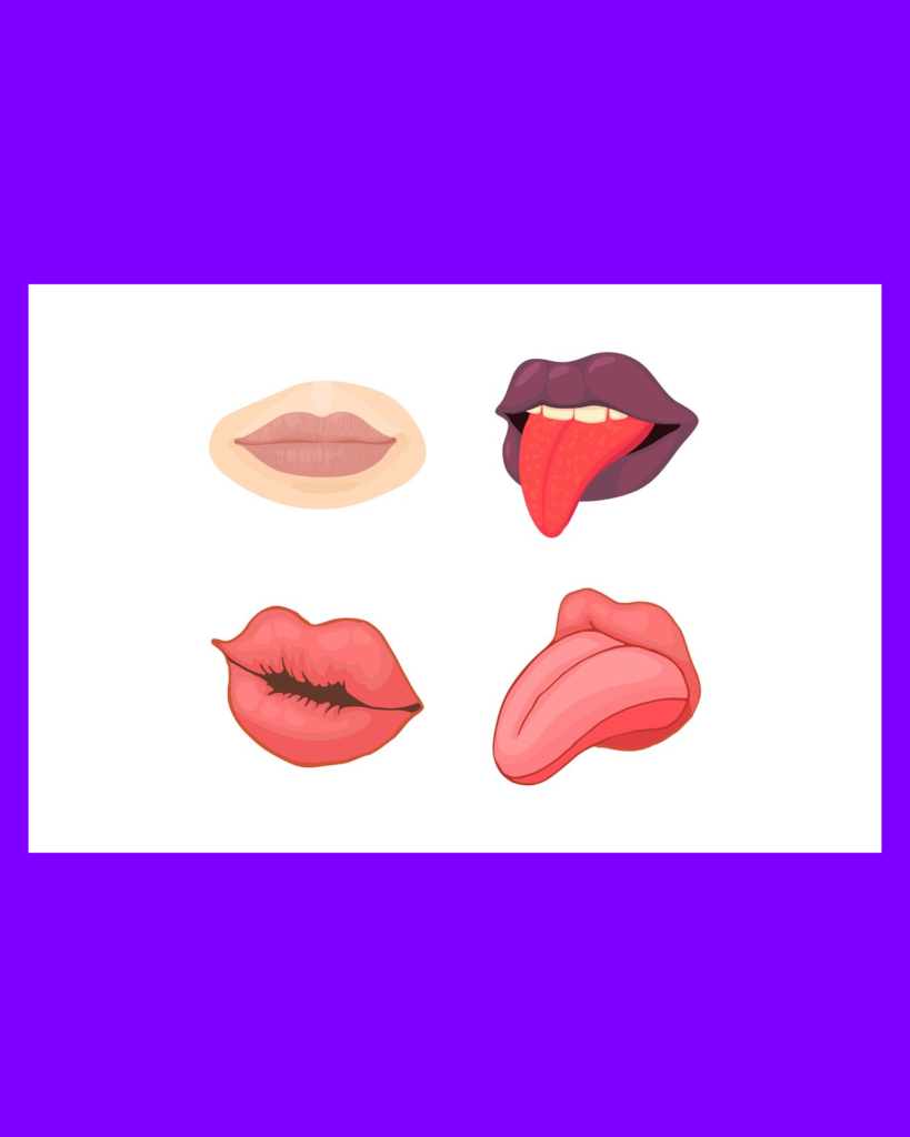 Lips Icon Set, Cartoon Style – MasterBundles