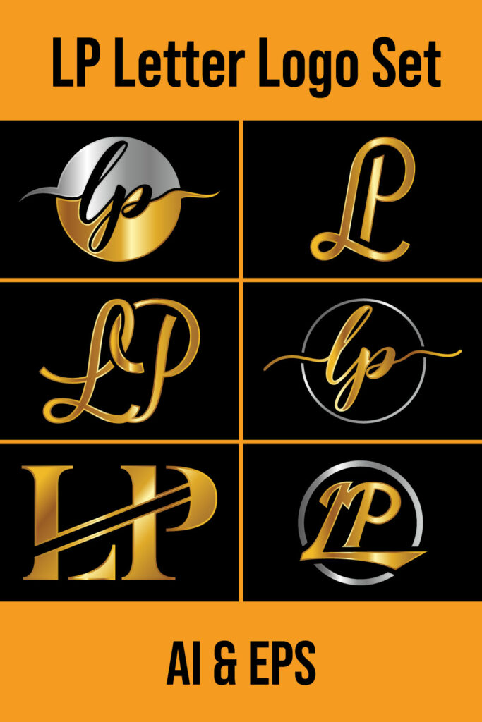 Initial Letter L P Logo Design Vector Template | MasterBundles