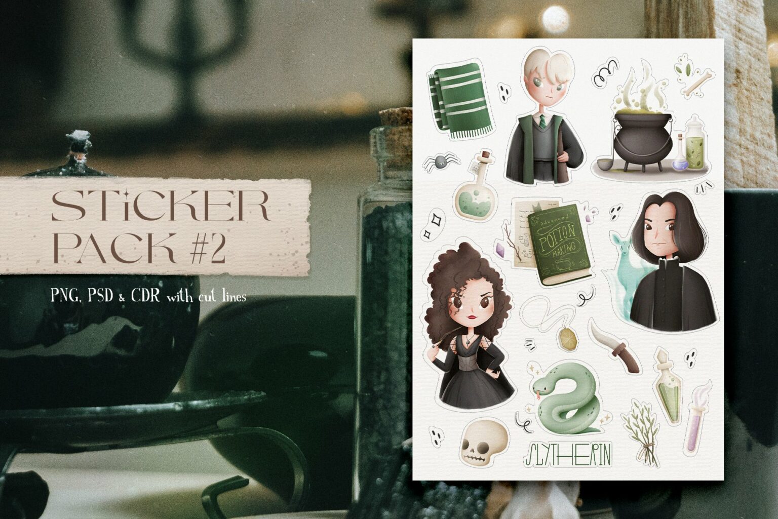 Wizarding World Illustration Set – MasterBundles