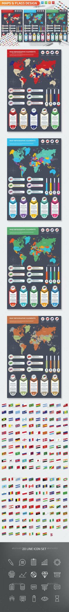 Maps Infographics – MasterBundles