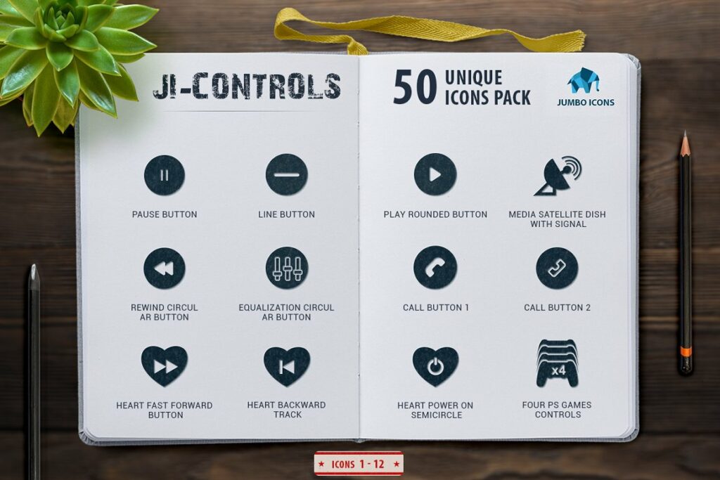 Glyph Icons Control Set – MasterBundles