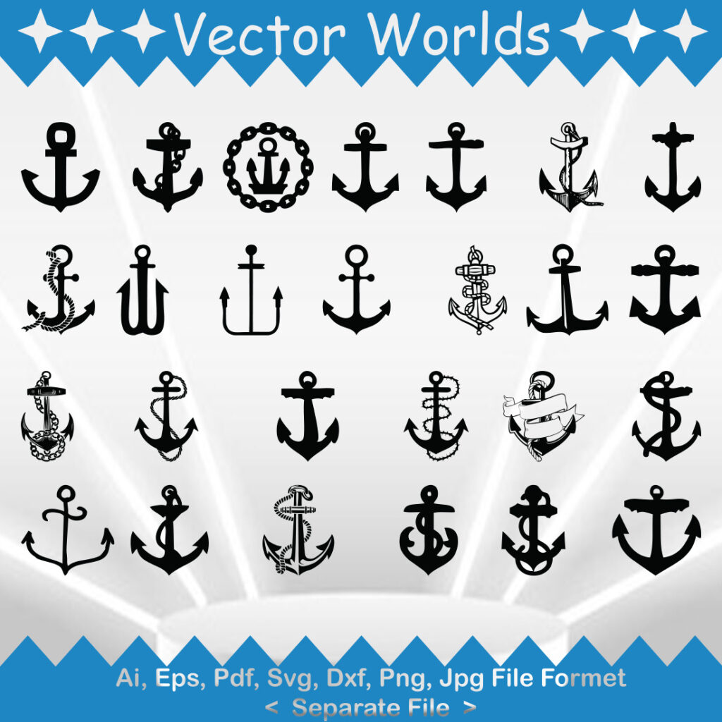 Anchor SVG Vector Design. | MasterBundles