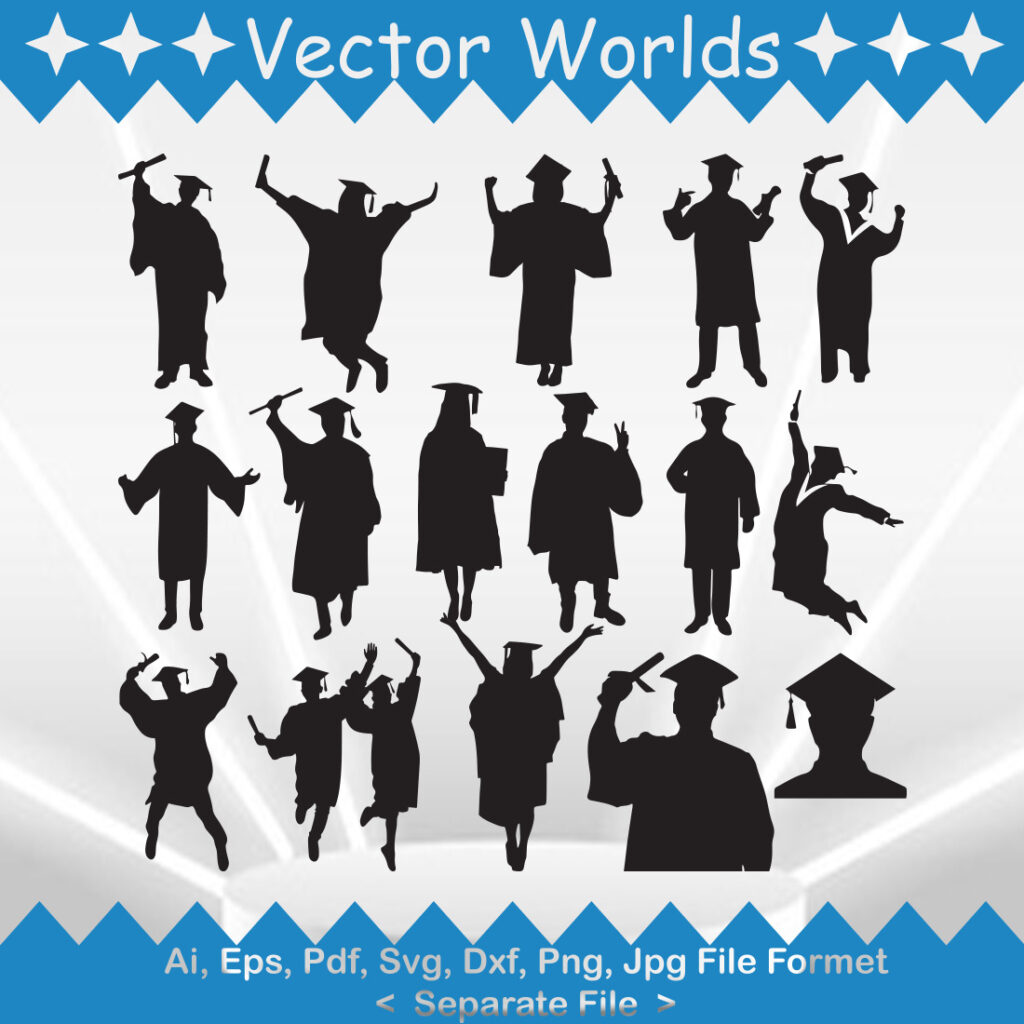 Graduate SVG Vector Design - MasterBundles