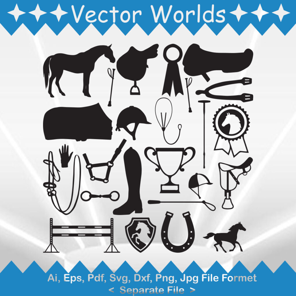 Equestrian SVG Vector Design | MasterBundles