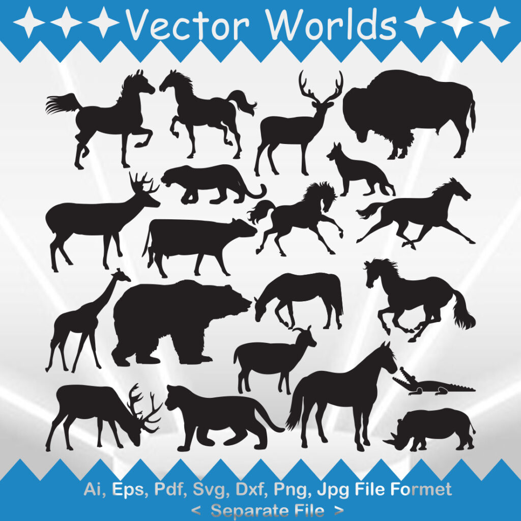 Forest Animal SVG Vector Design | MasterBundles