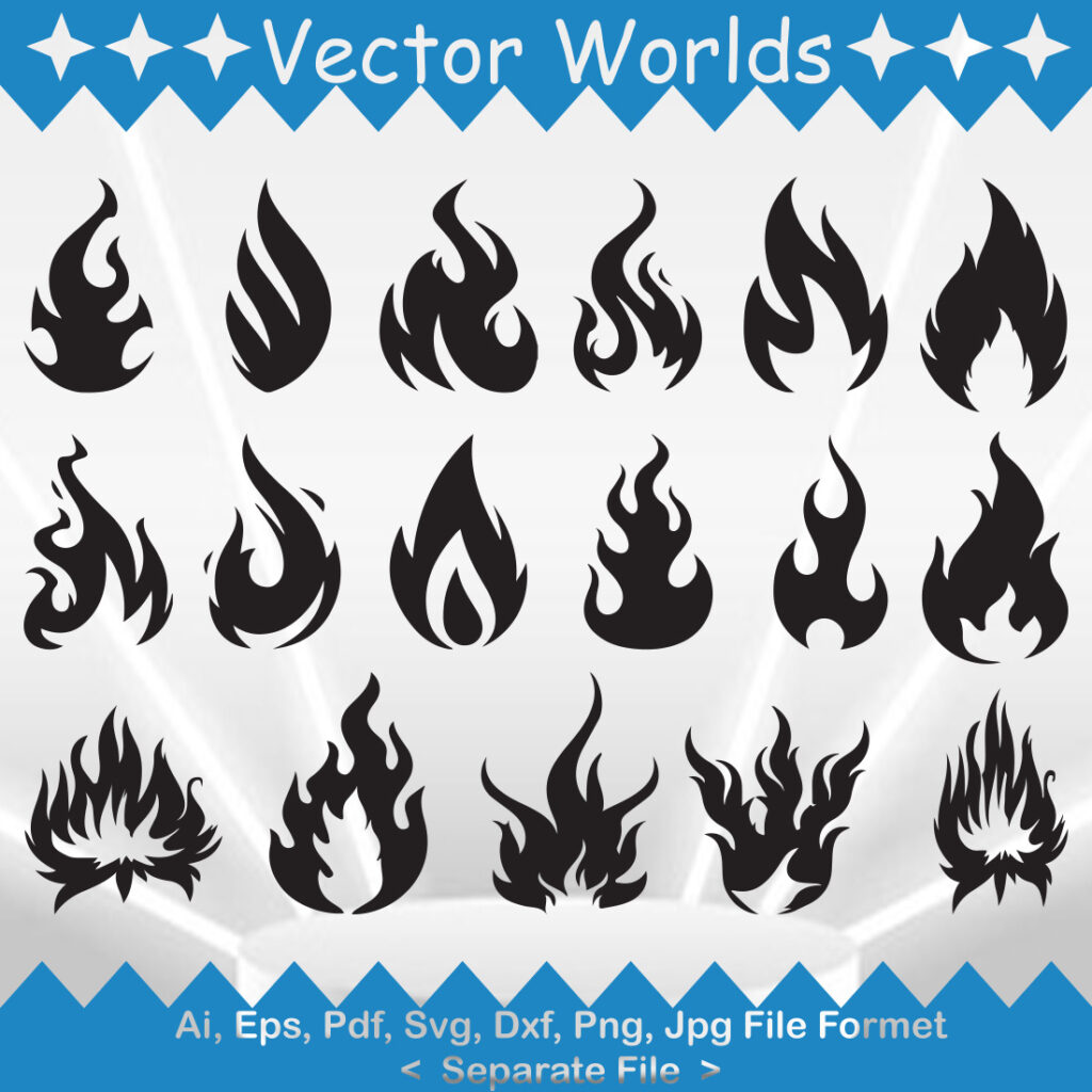 Fire SVG Vector Design | MasterBundles