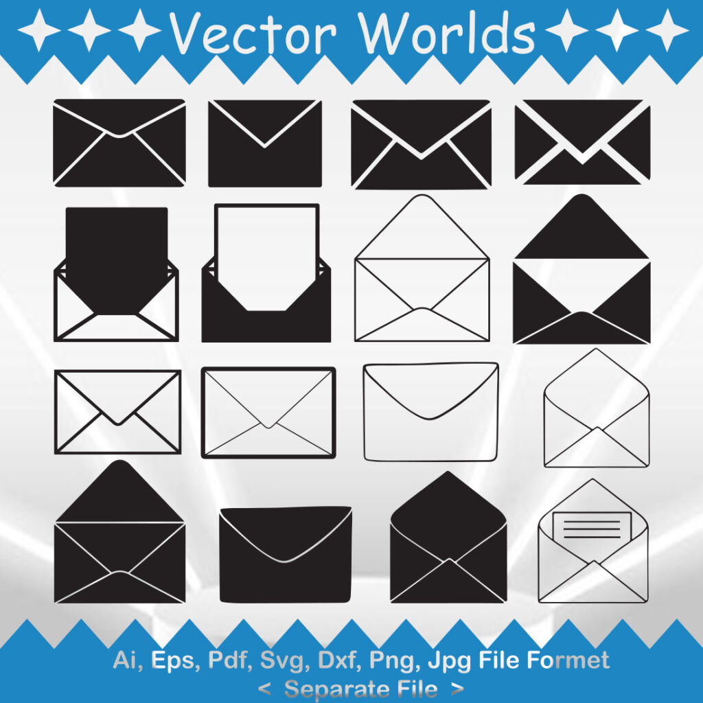 Envelope SVG Vector Design | MasterBundles