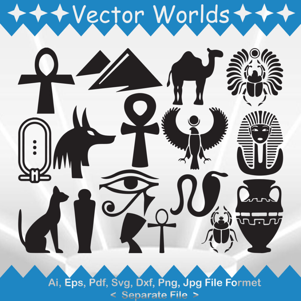 Egyptian SVG Vector Design | MasterBundles