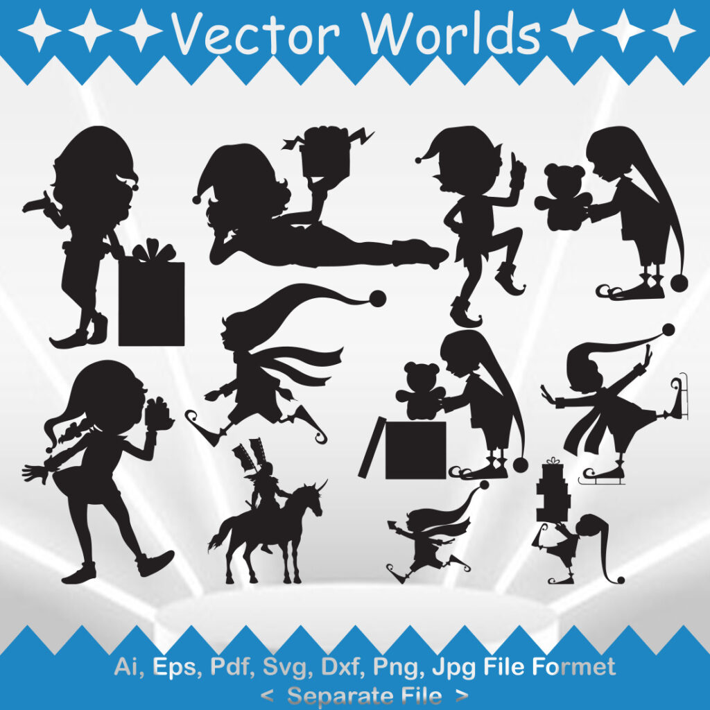 Elf SVG Vector Design | MasterBundles