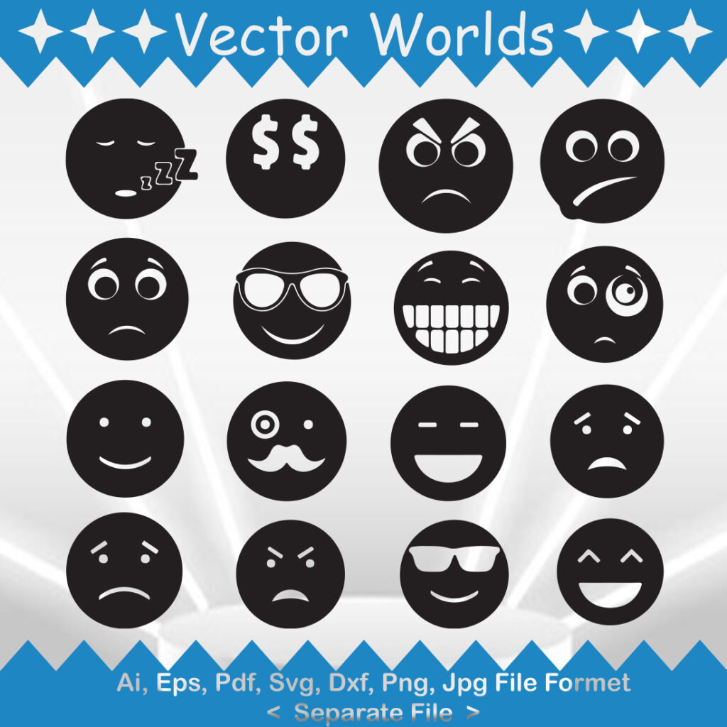 Emoji SVG Vector Design | MasterBundles