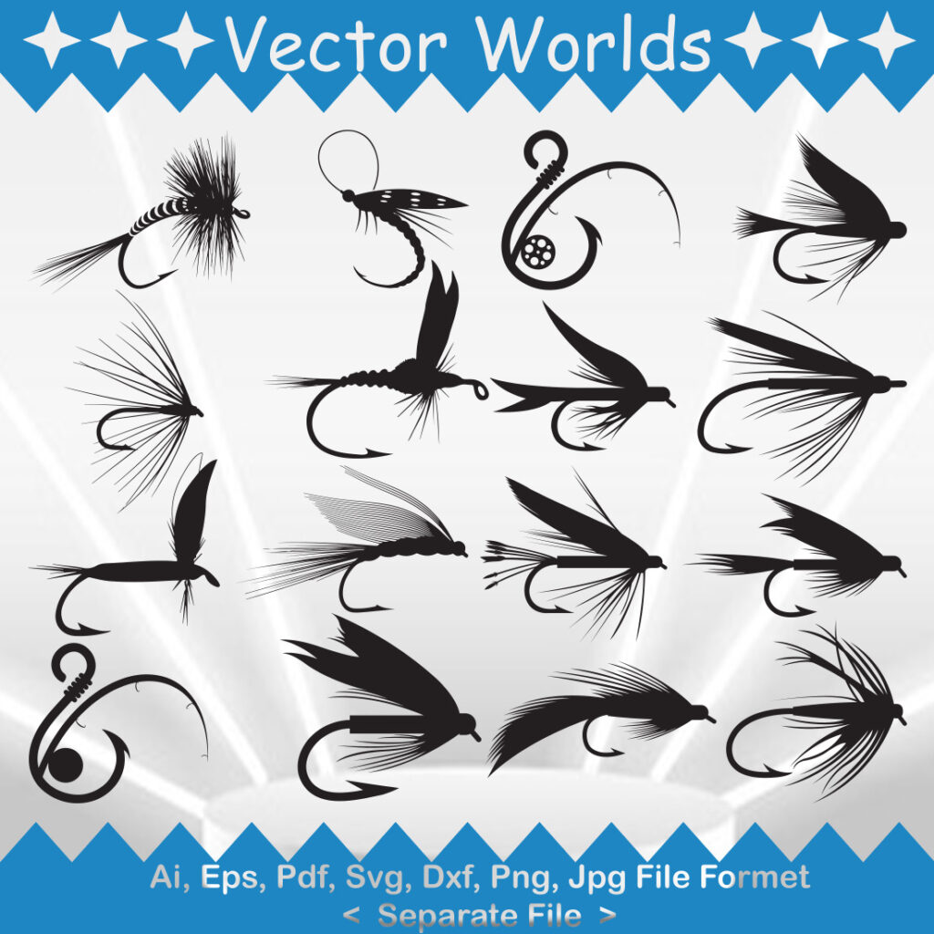 Fly Fishing SVG Vector Design | MasterBundles