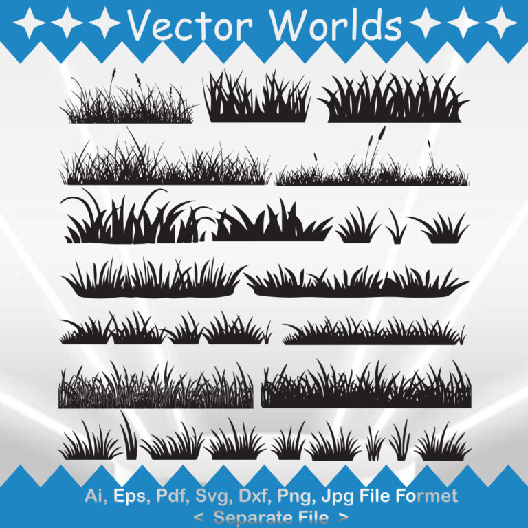 Grass SVG Vector Design - MasterBundles
