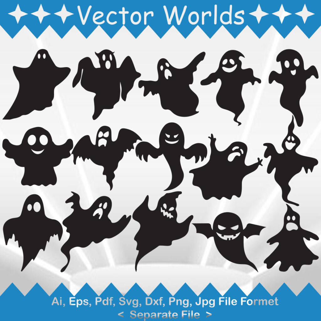 Ghost SVG Vector Design | MasterBundles