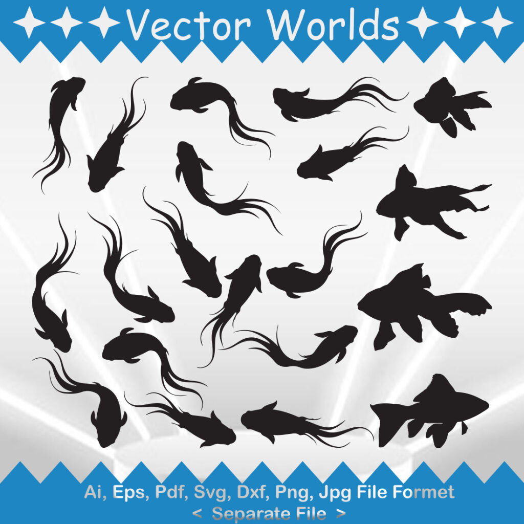 Goldfish SVG Vector Design - MasterBundles