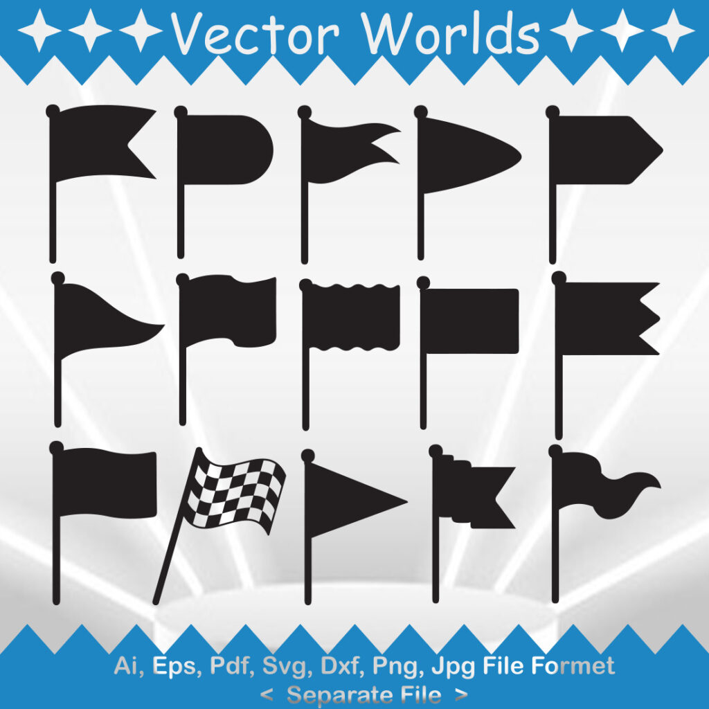 Flag SVG Vector Design | MasterBundles