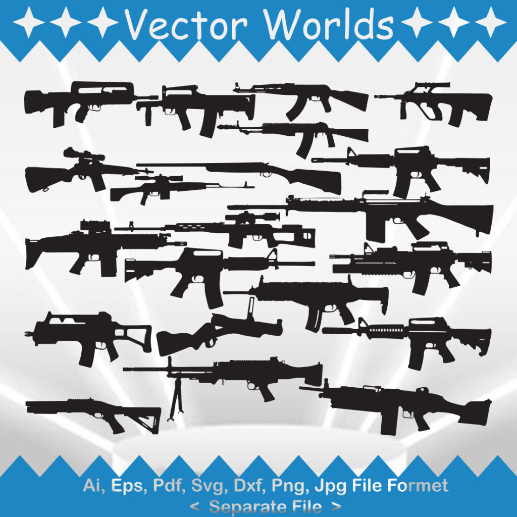 Gun SVG Vector Design - MasterBundles
