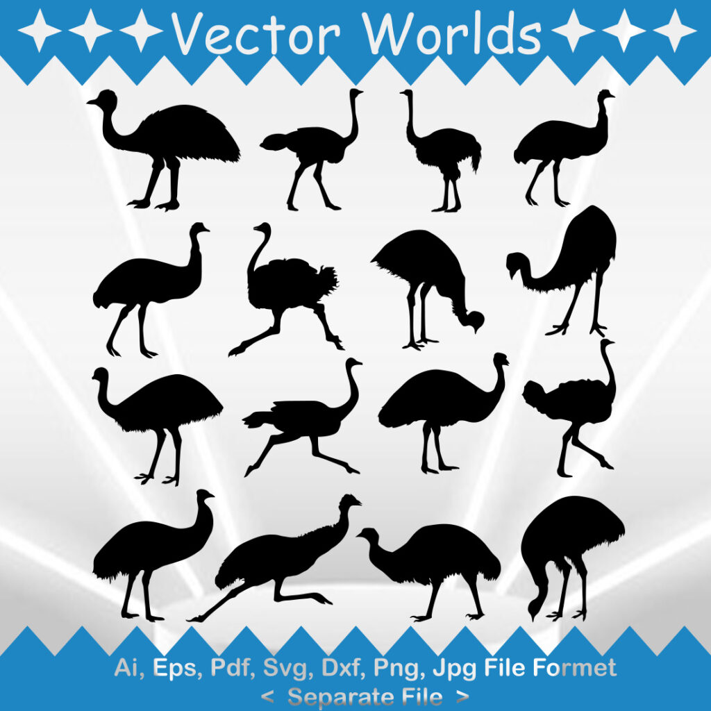 Emu SVG Vector Design | MasterBundles