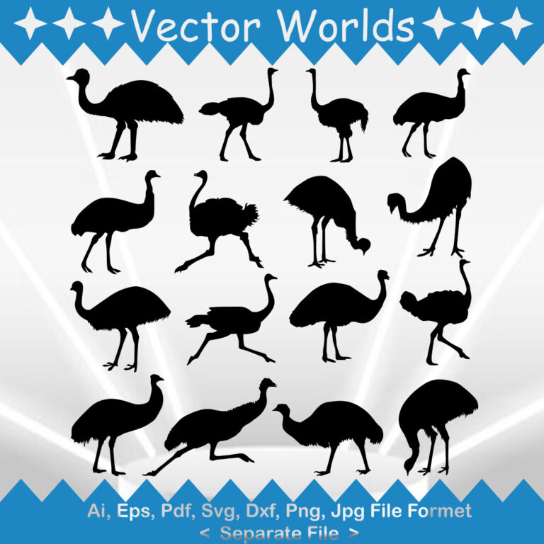 Emu SVG Vector Design | MasterBundles