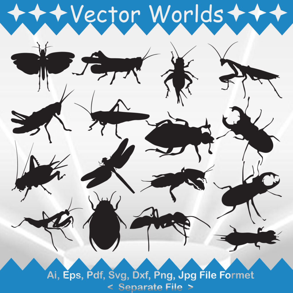 Grasshopper SVG Vector Design - MasterBundles