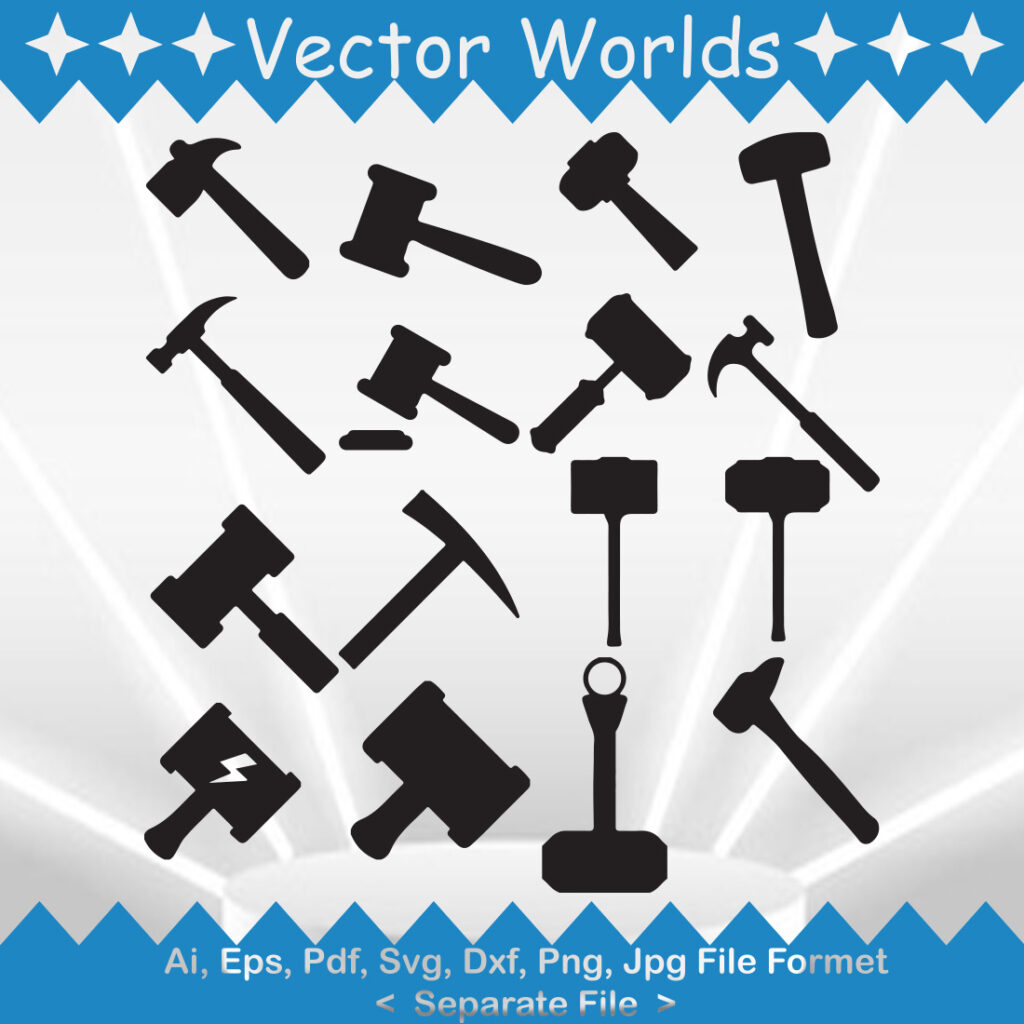 Hammer SVG Vector Design - MasterBundles