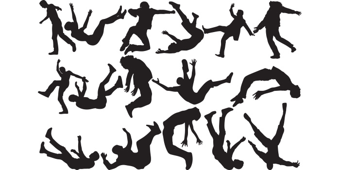 Falling People SVG Vector Design | MasterBundles
