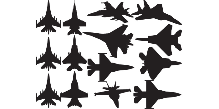Fighter Plane SVG Vector Design | MasterBundles