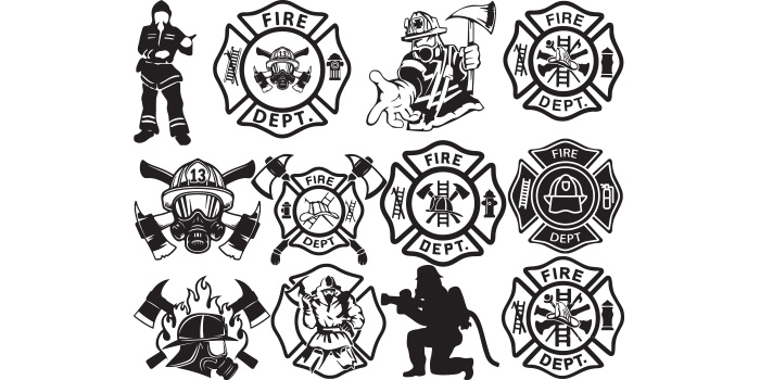 Fire Dept SVG Vector Design | MasterBundles