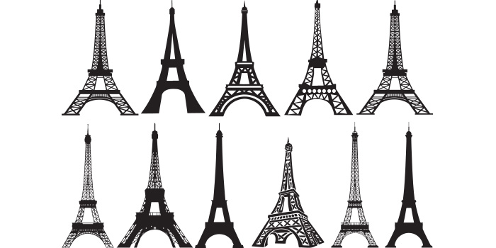 Eiffel Tower SVG Vector Design | MasterBundles