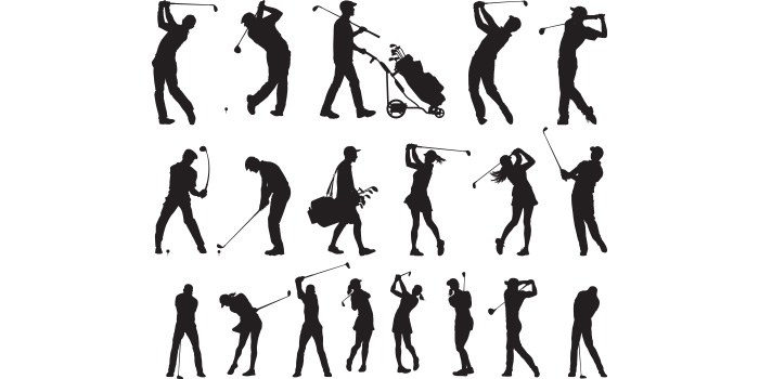 Golf Player SVG Vector Design - MasterBundles