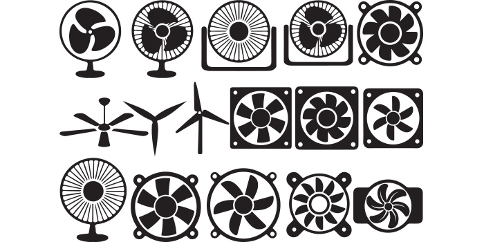 Electric Fan SVG Vector Design | MasterBundles