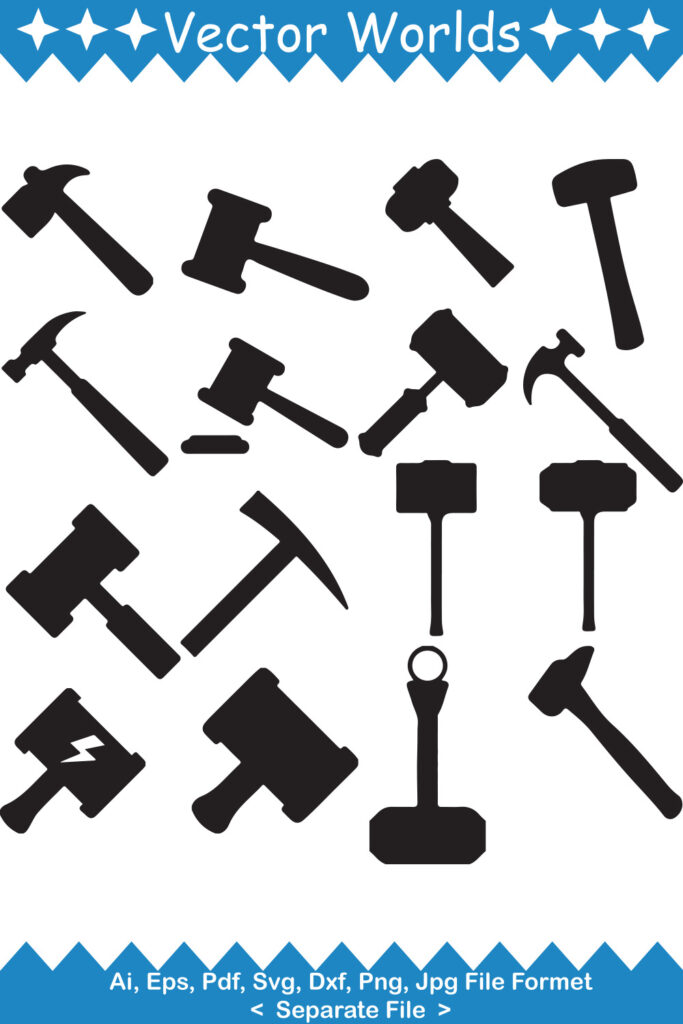 Hammer SVG Vector Design - MasterBundles