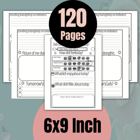 Emotion Tracker Journal for Kids | MasterBundles