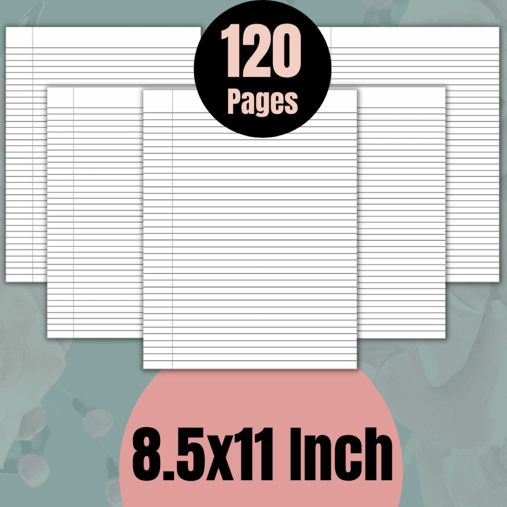 Composition Notebook College Ruled KDP Interior | MasterBundles