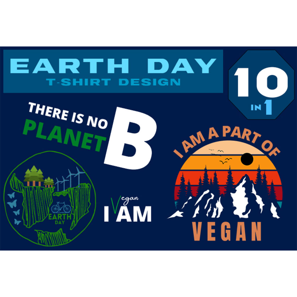 Exclusive Earth Day T-Shirt Design Bundle - MasterBundles