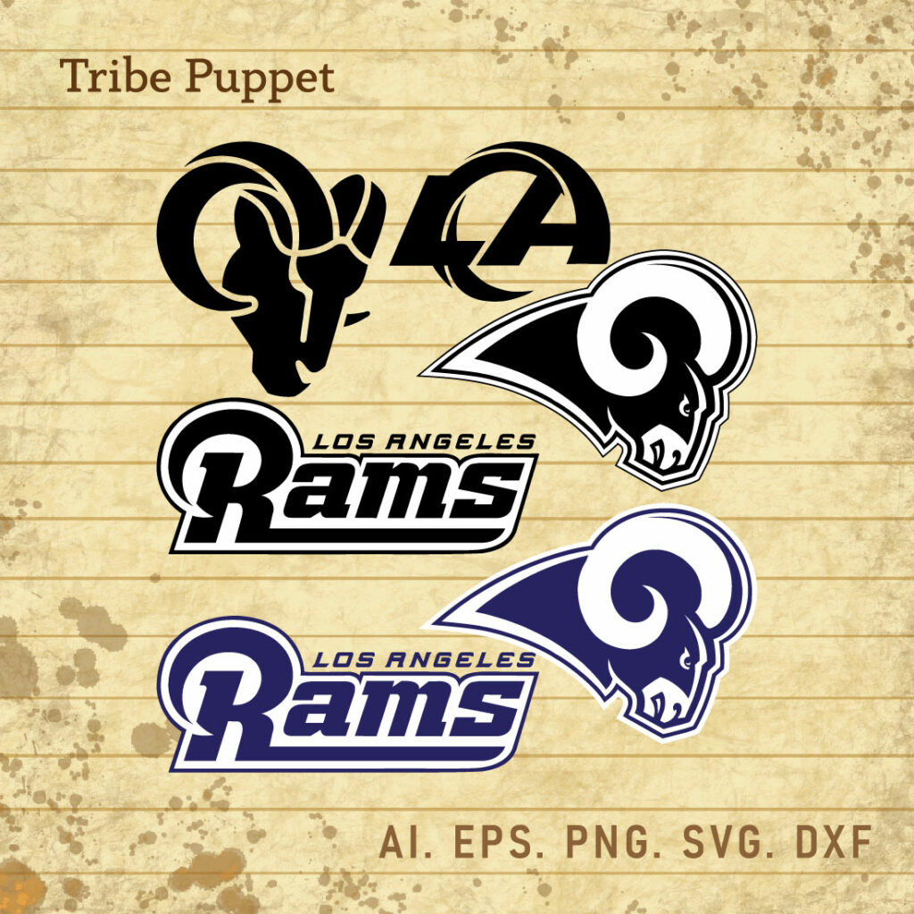 Los Angeles Rams Logo Vector Set - MasterBundles