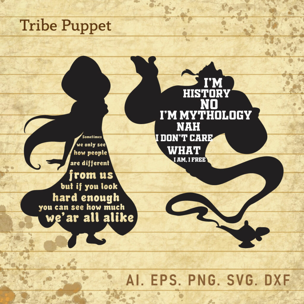 Disney Aladdin Quotes Vector - MasterBundles