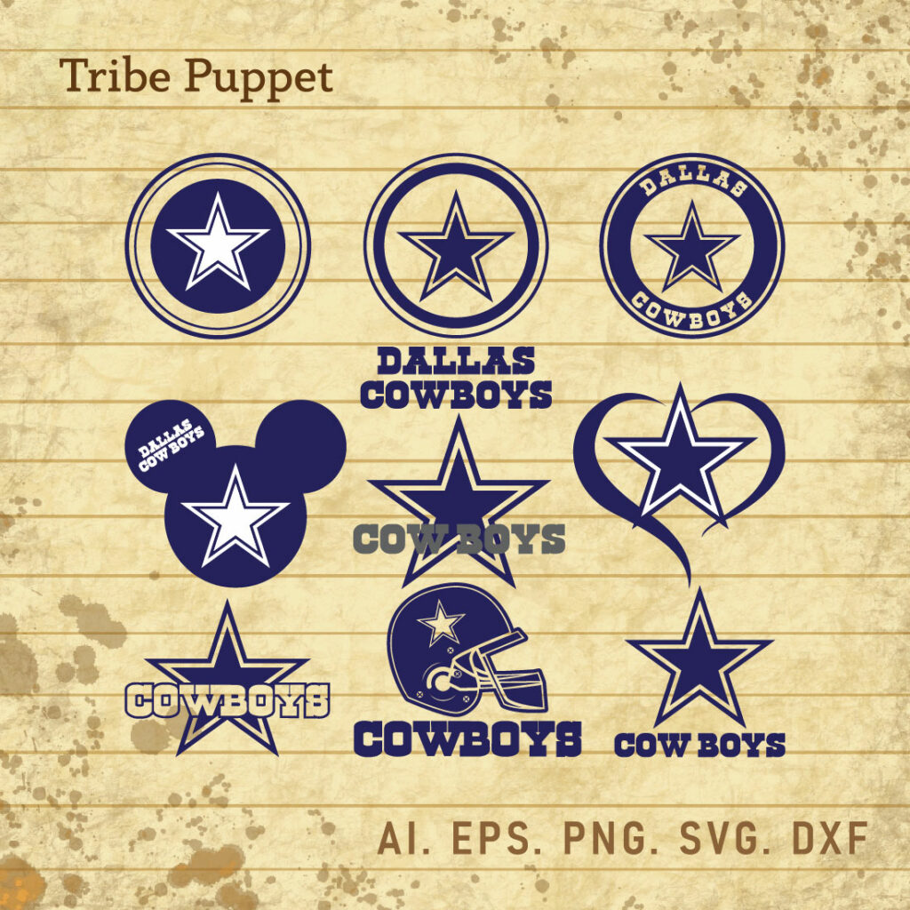 Dallas Cowboys Logo Vector Set - MasterBundles