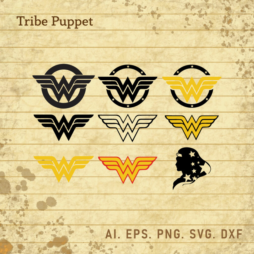 Wonder Woman Vector Set - MasterBundles