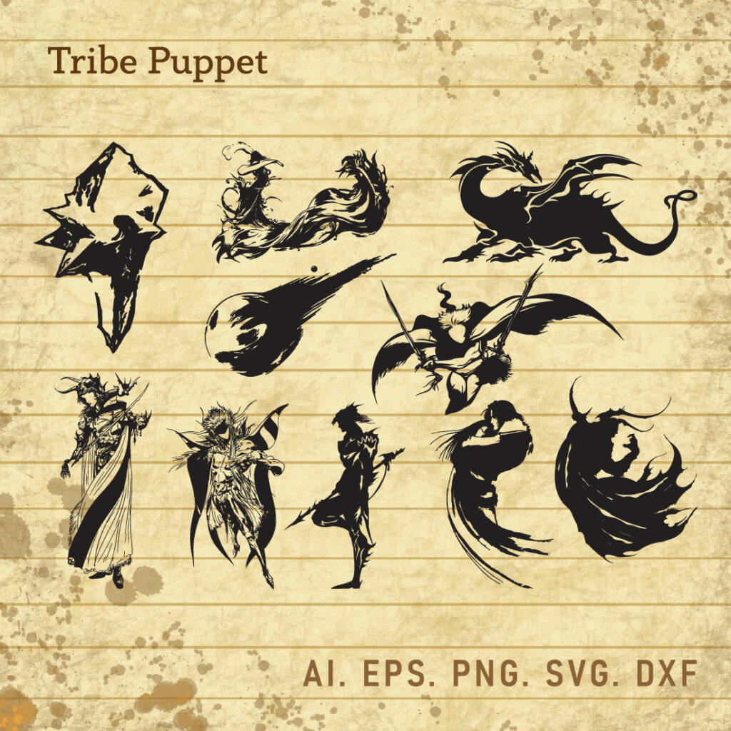 Final Fantasy Vector Set - MasterBundles