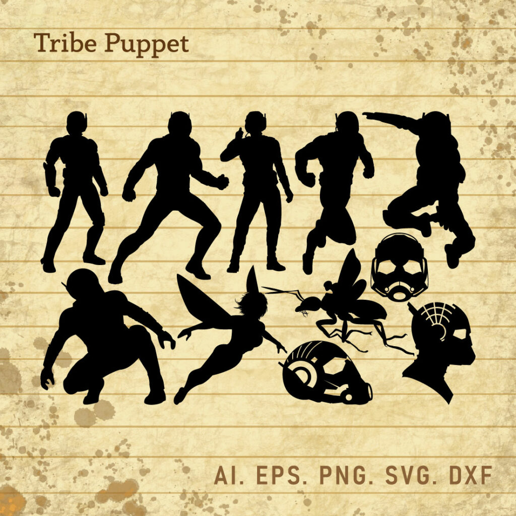 Marvel Ant Man Vector Set - MasterBundles