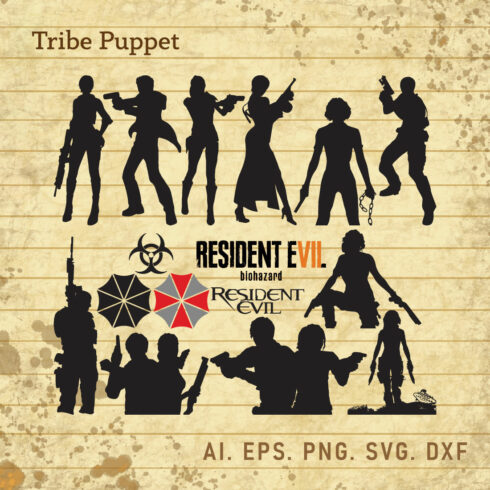 Resident Evil vector Set - MasterBundles
