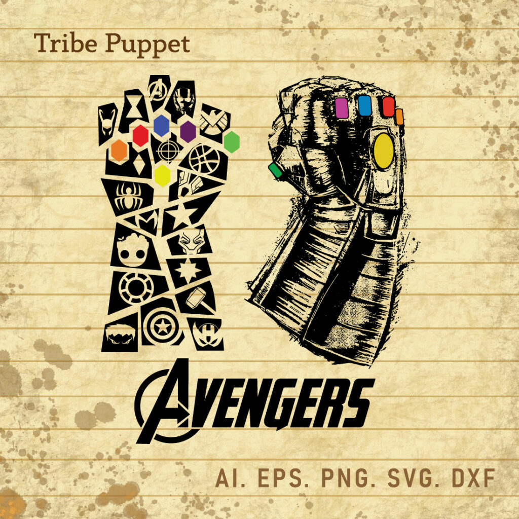 Avengers Symbols Vector Set - MasterBundles