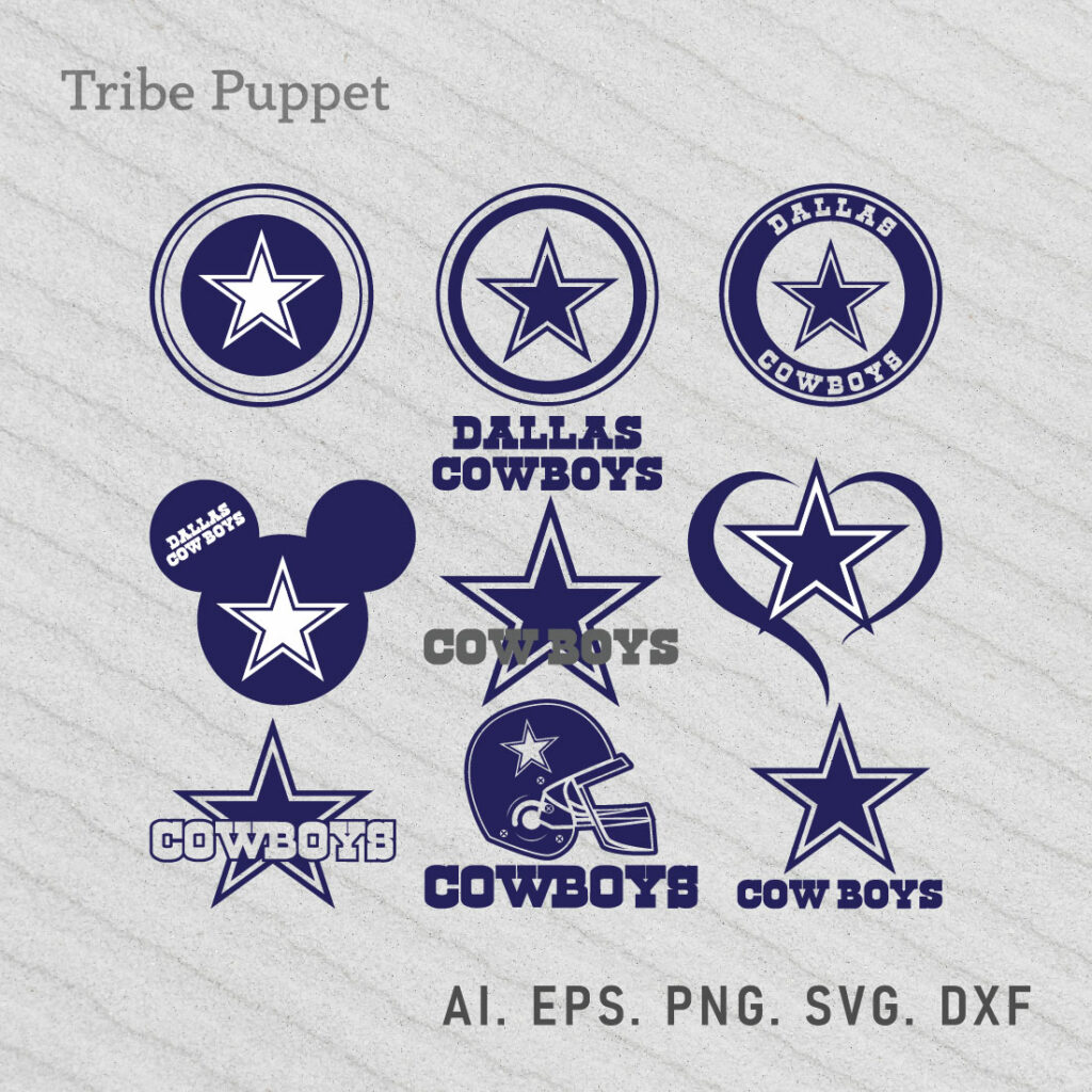 Dallas Cowboys Logo Vector Set - MasterBundles