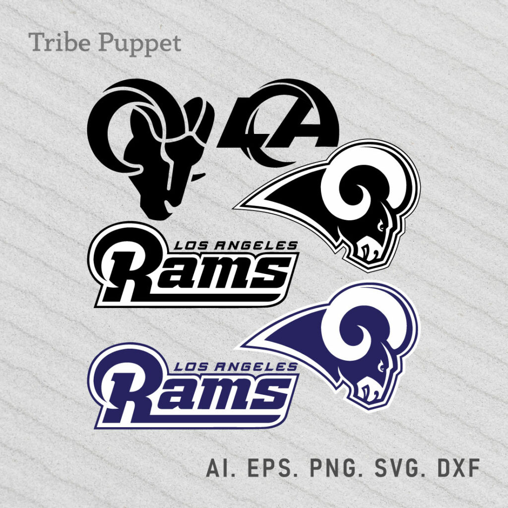 Los Angeles Rams Logo Vector Set - MasterBundles