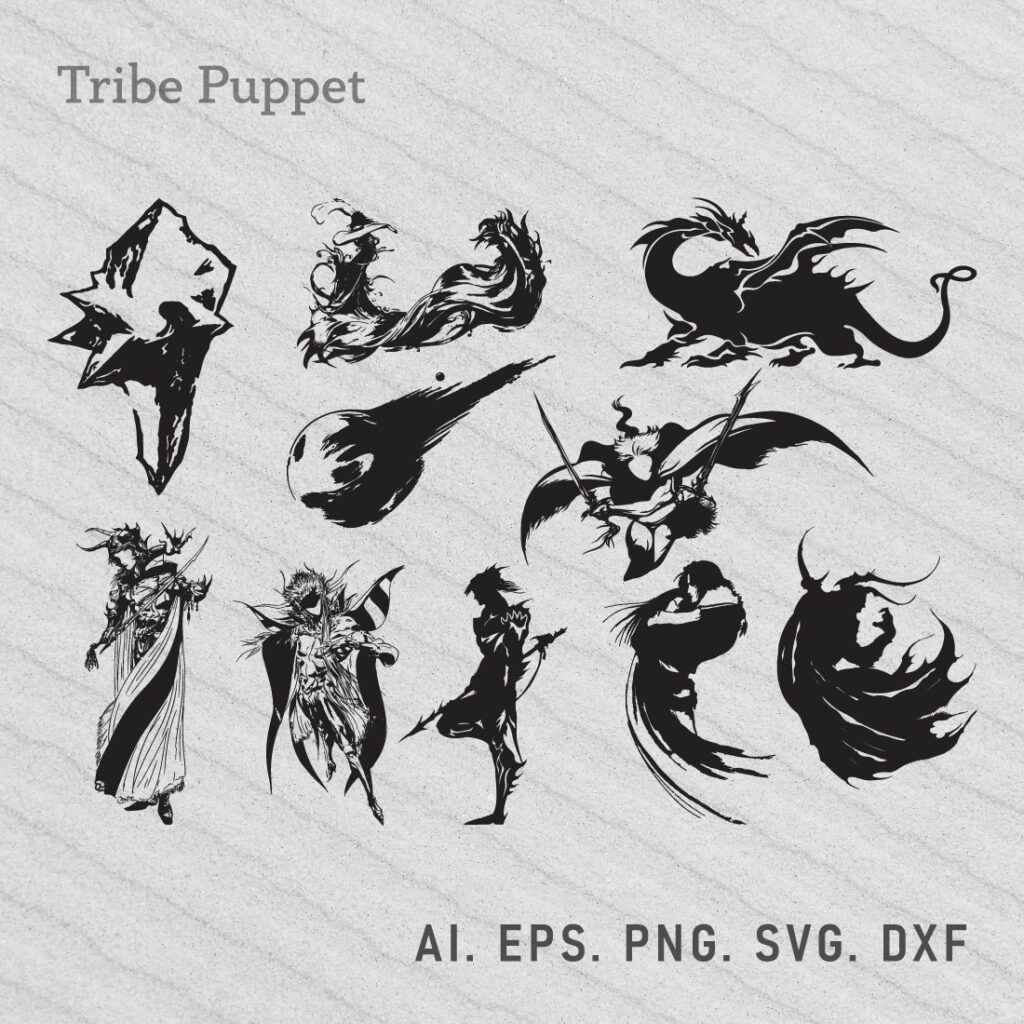 Final Fantasy Vector Set - MasterBundles