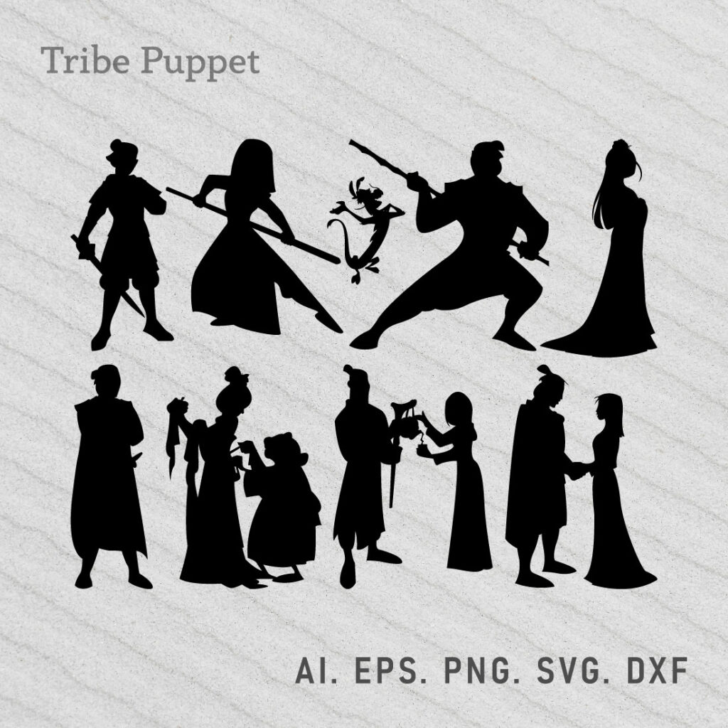Disney Mulan Vector Set - MasterBundles