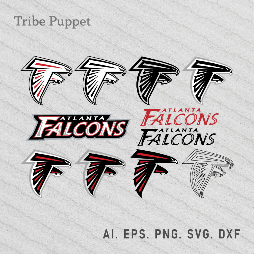 Atlanta Falcons Logo Set - MasterBundles