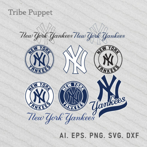 New York Yankees Logo Vector Set - MasterBundles