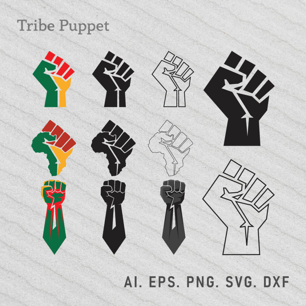 Fist Vector Set - MasterBundles