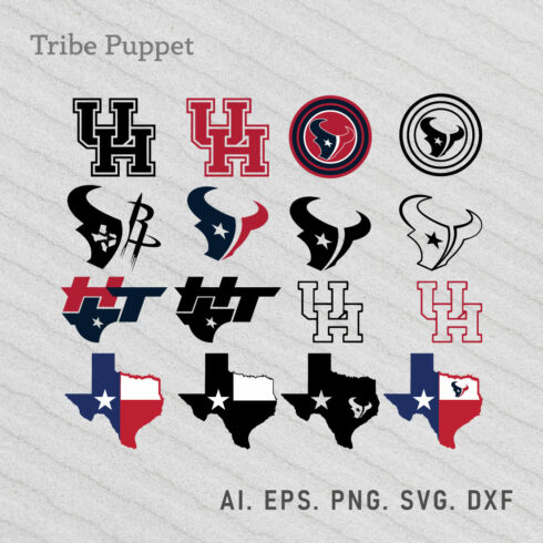 Houston Texans Logo Vector set - MasterBundles